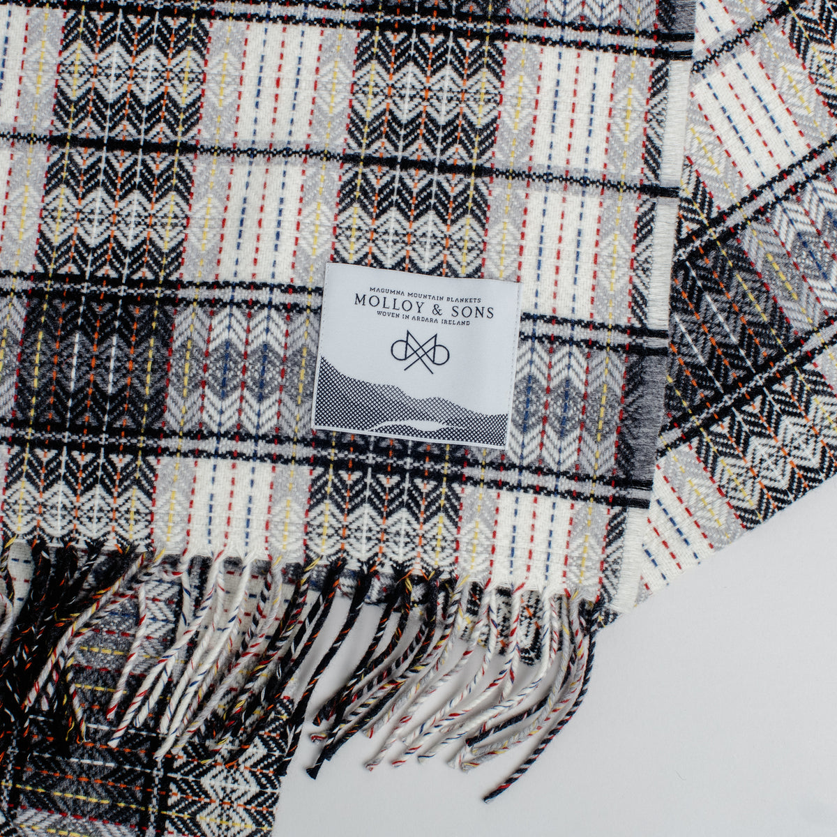 Grey Fine Diamond throw – Molloy & Sons